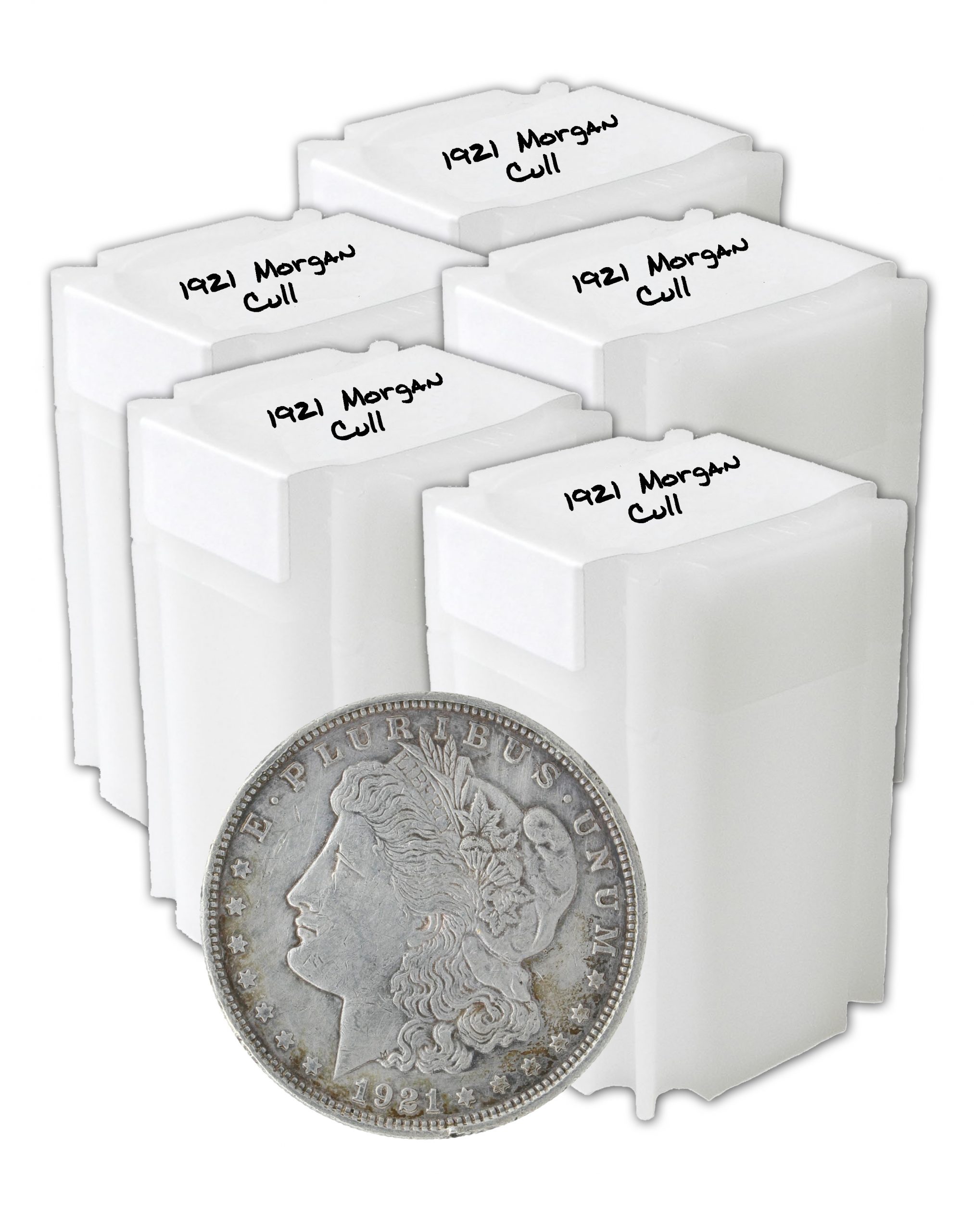 1921 Silver Morgan Dollar Cull Lot of 100 S$1 Coins - Imperial Coin ...