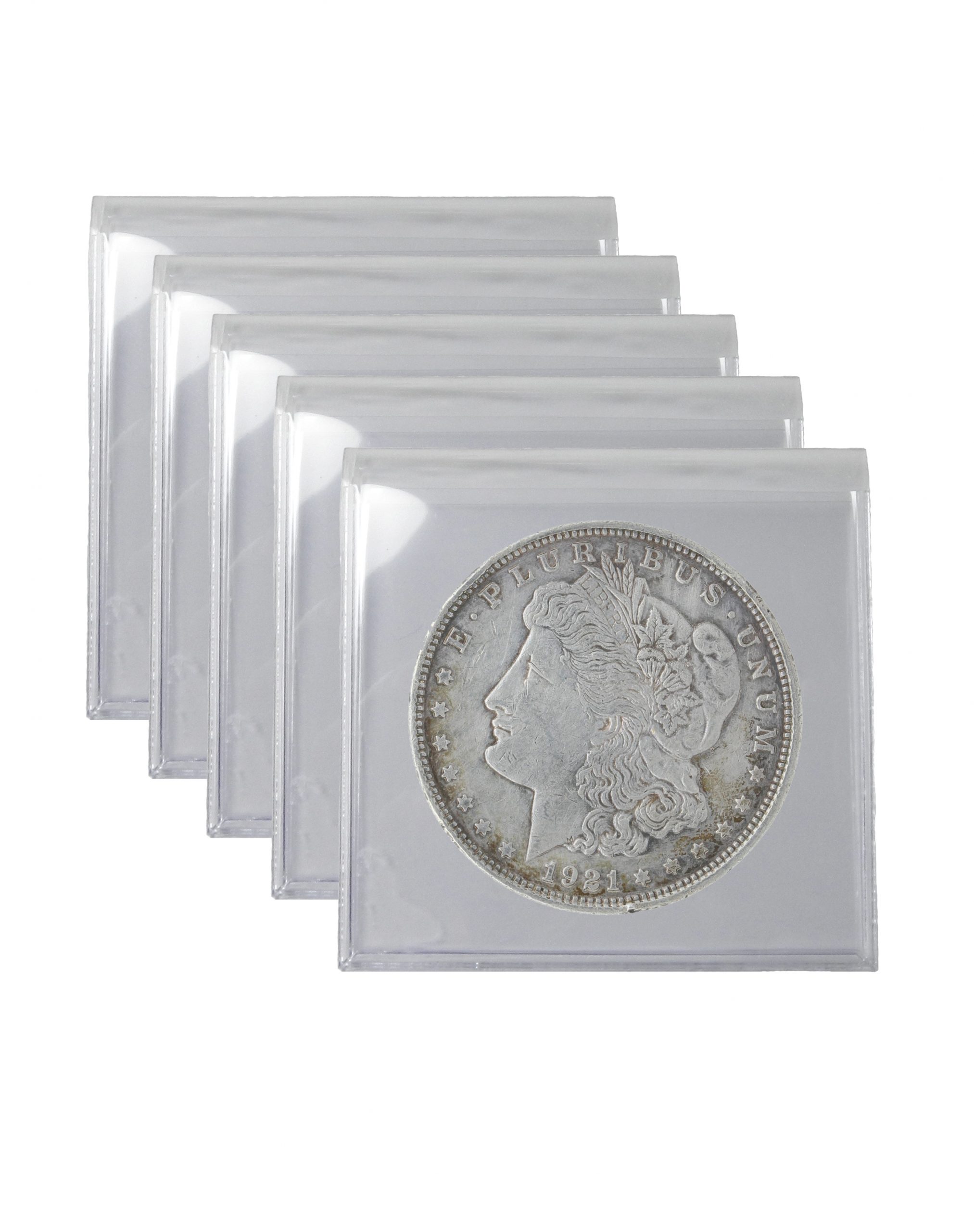 1921 Silver Morgan Dollar Cull Lot of 5 S$1 Coins - Imperial Coin Exchange