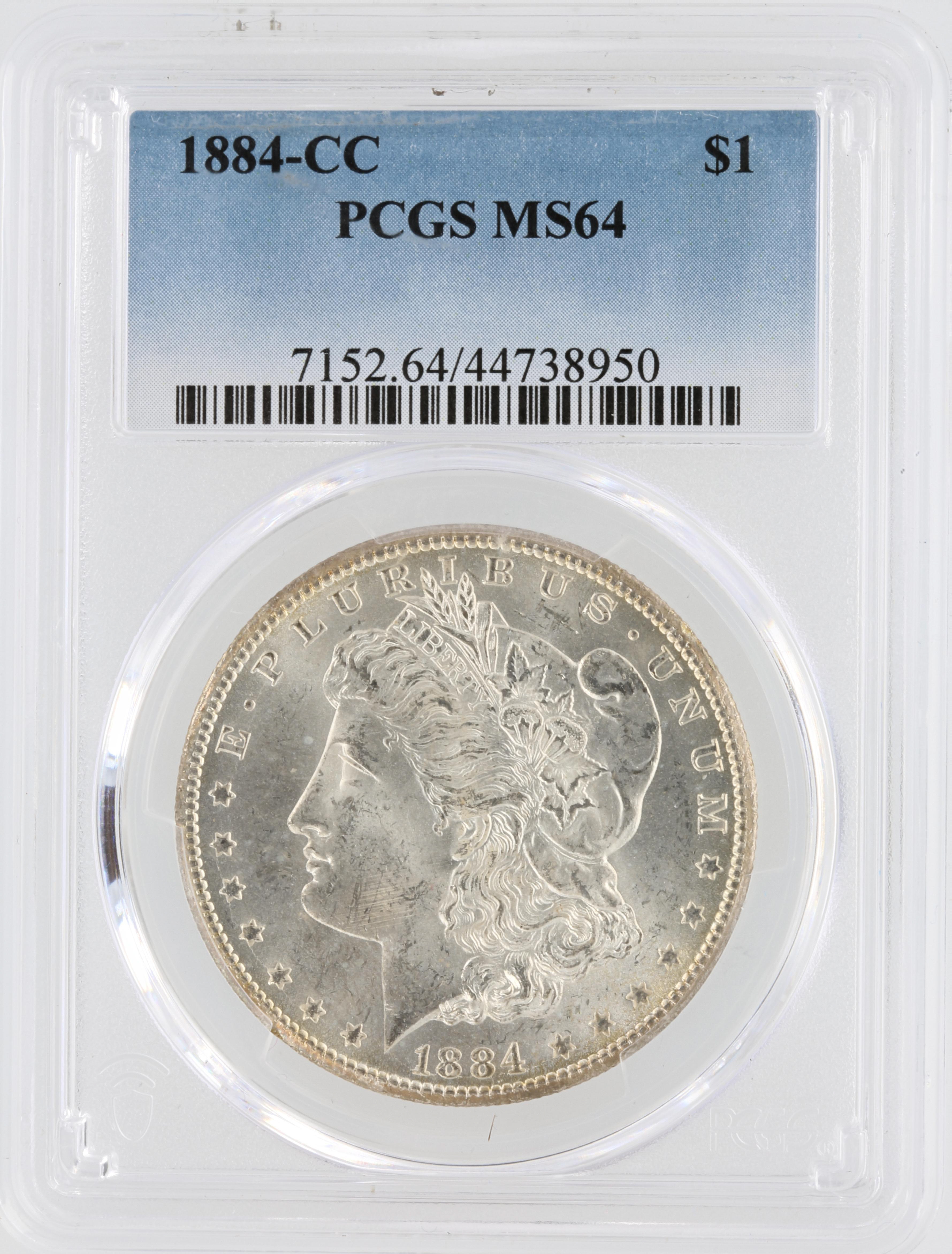 Collectors Corner - 1884-CC $1 MS64 PCGS - #58859385